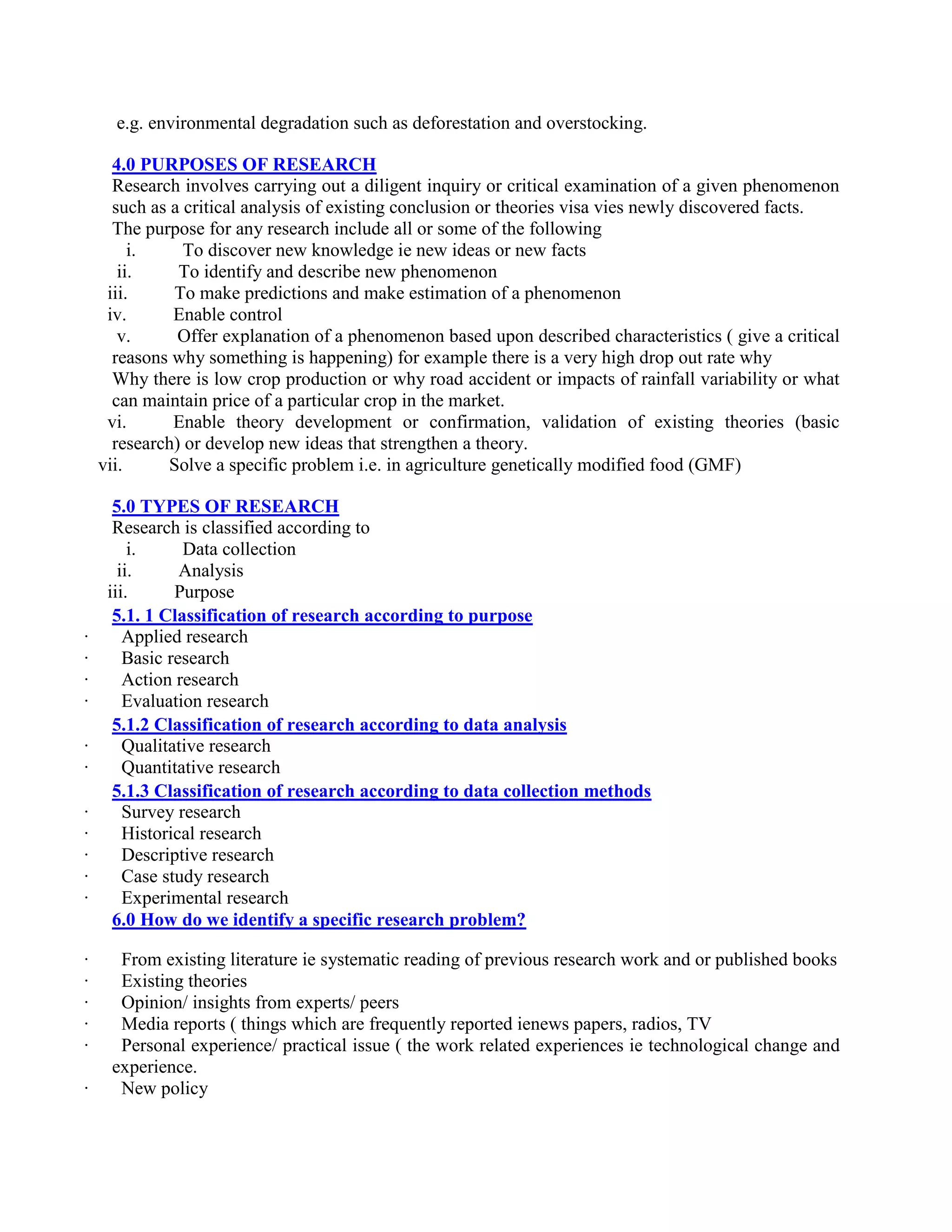 Ge 249 research methods in geography | DOCX