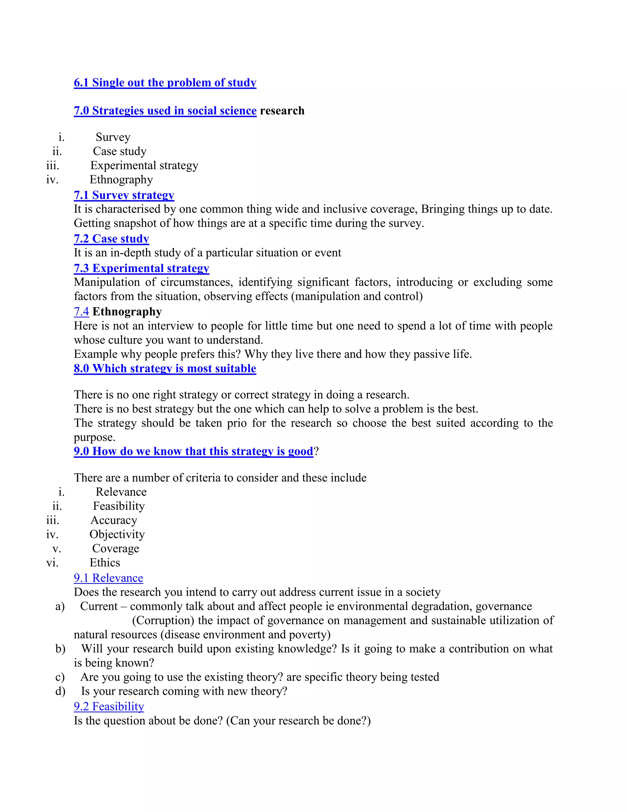 Ge 249 research methods in geography | DOCX | Geography | Science