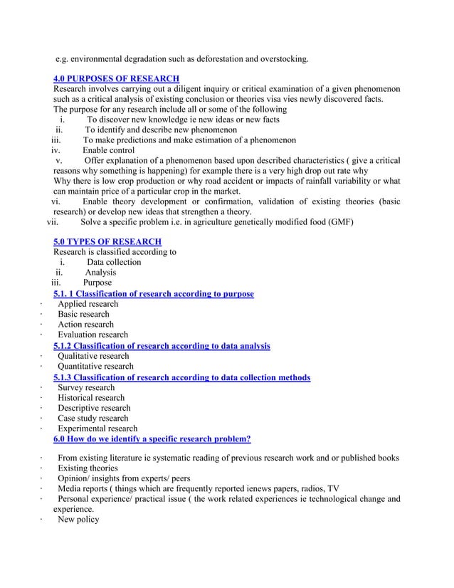 Ge 249 research methods in geography | DOCX | Geography | Science
