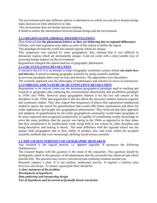 Ge 249 research methods in geography | DOCX | Geography | Science