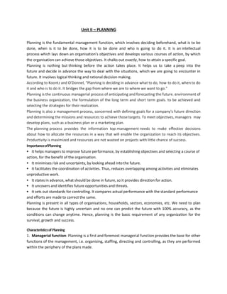 *GE3751-POM Notes.pdf for all Five Units* | PDF