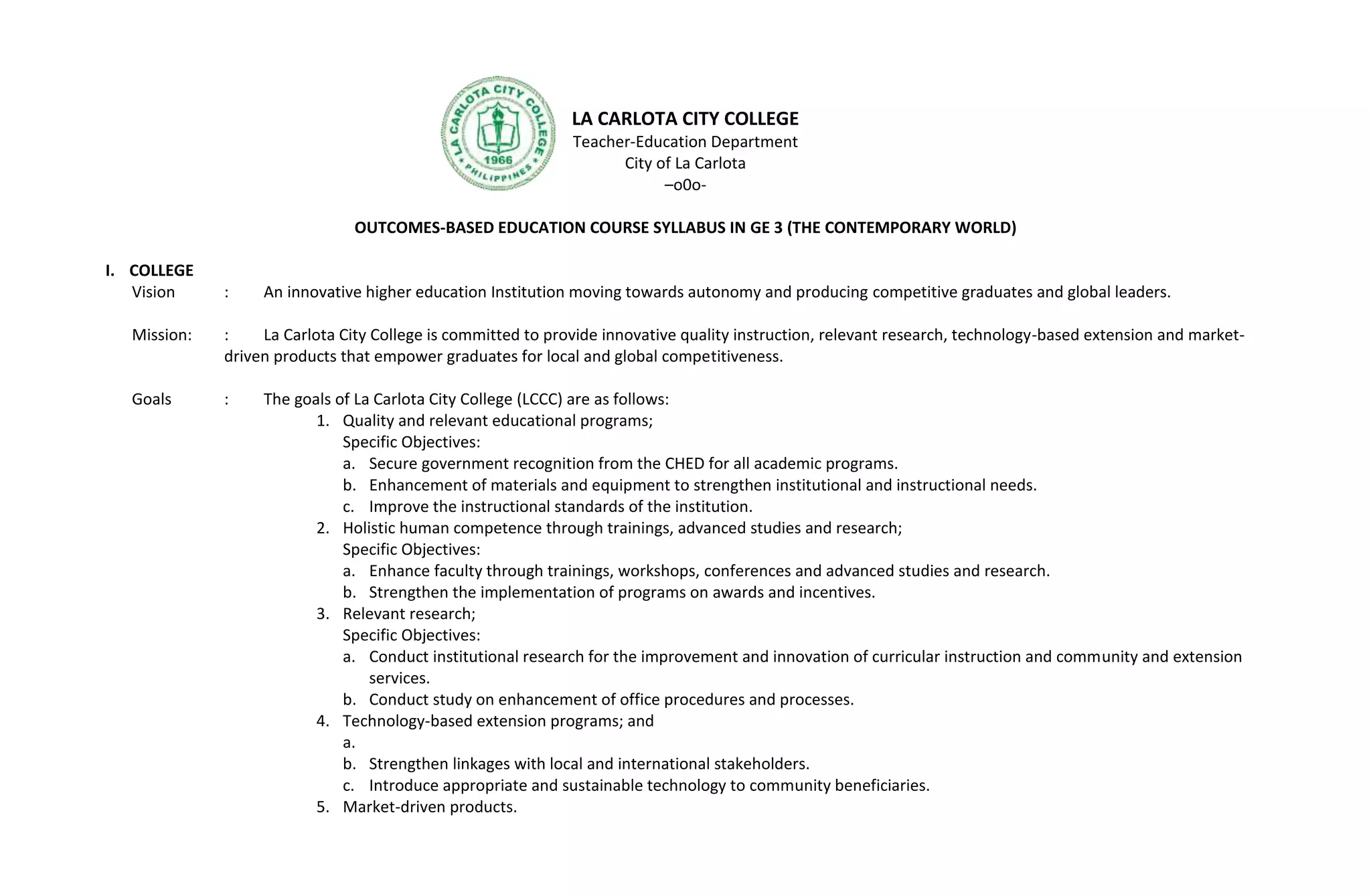 GE3 SYLLABUS_2022-THE CONTEMPORARY WORLD.docx