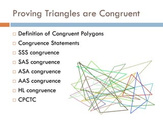 GE 4.3 proving triangles congruent 12-2 | PPT