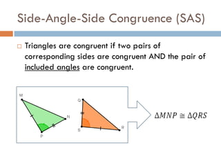GE 4.3 proving triangles congruent 12-2 | PPT