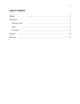 GE4230 micromirror SUMMIT project 1 | DOCX | Physics | Science
