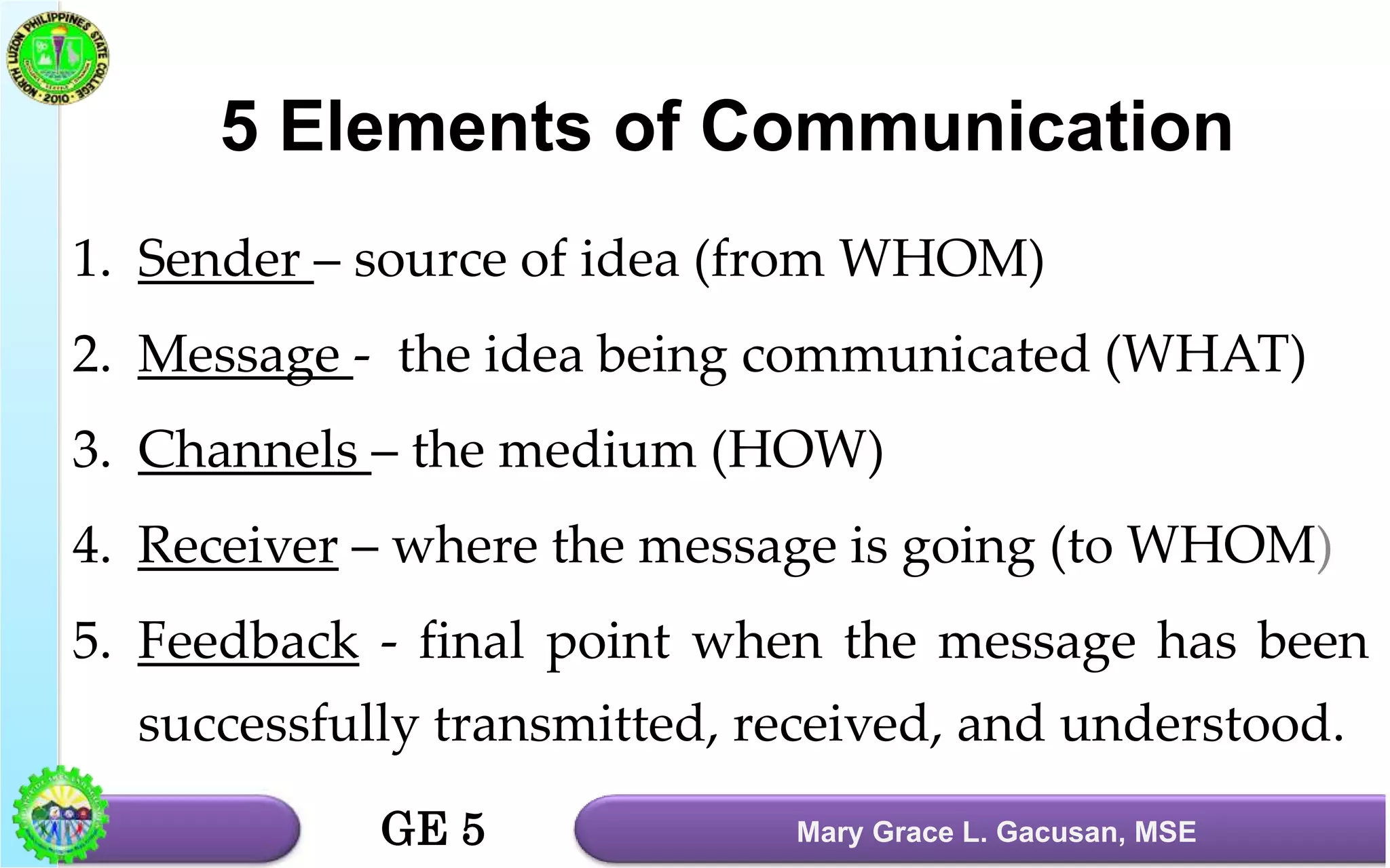 GE 5-Elements-Processes-Models of Communication.pptx
