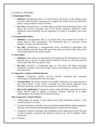 ethics decision making and awareness worksheet | DOCX