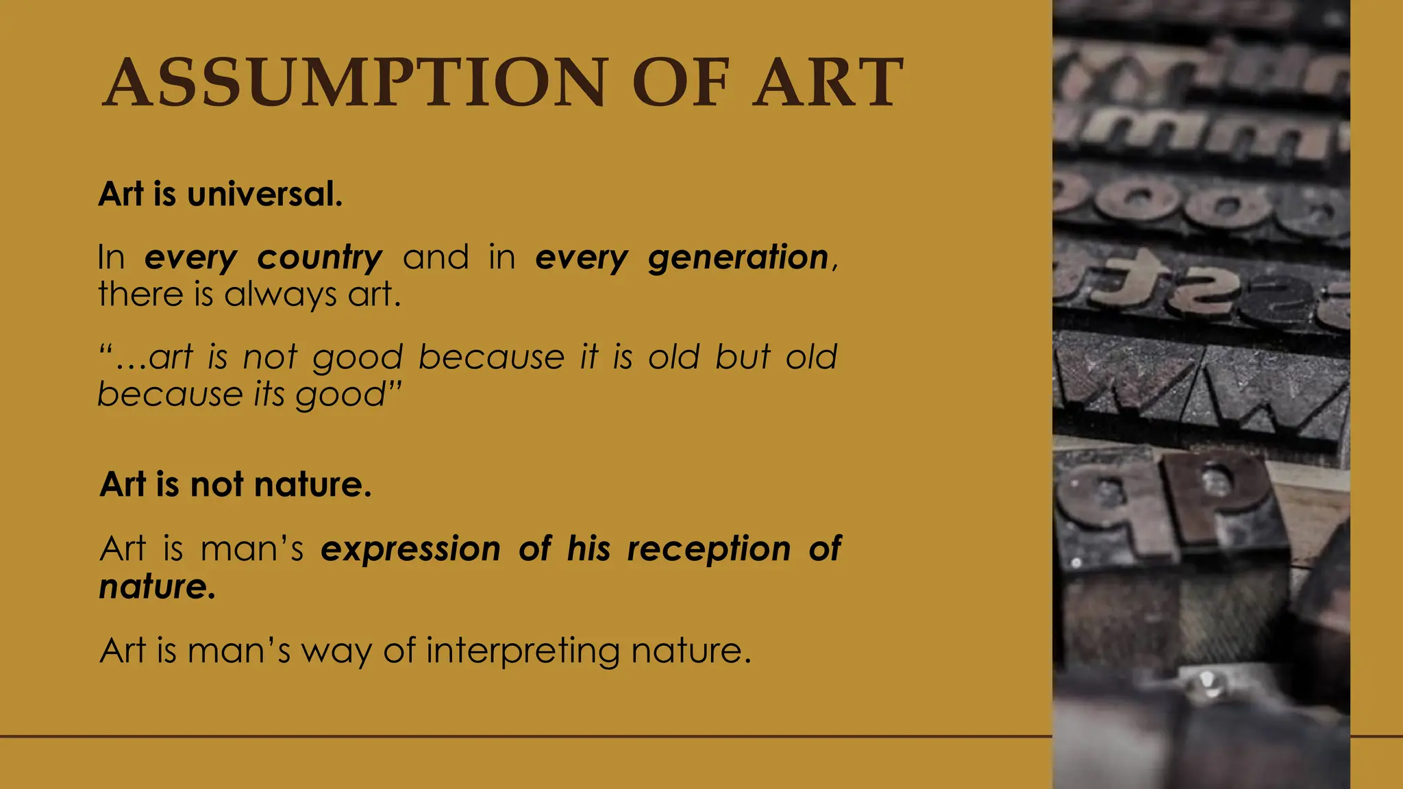 GE 5 - (What is Art Introduction and Assumptions) - Copy.pptx | Fine Art