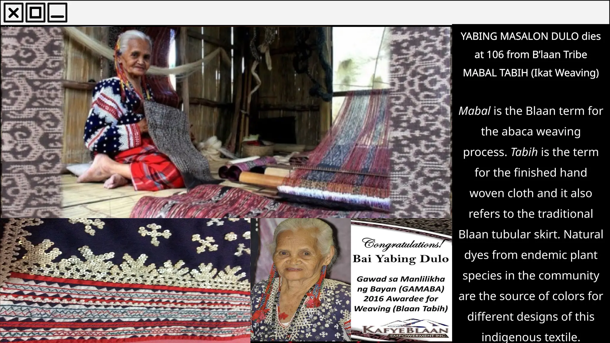 Textile Art in The Philippines- Art and history | PPTX