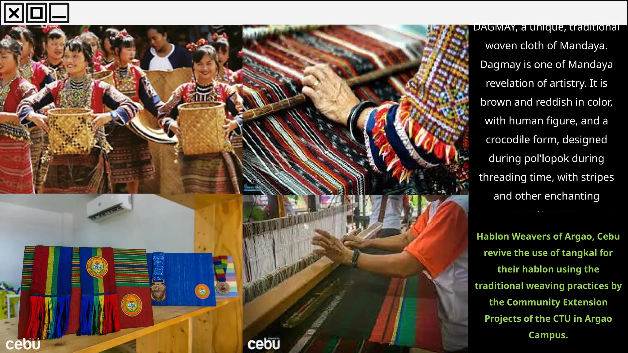 Textile Art in The Philippines- Art and history | PPTX