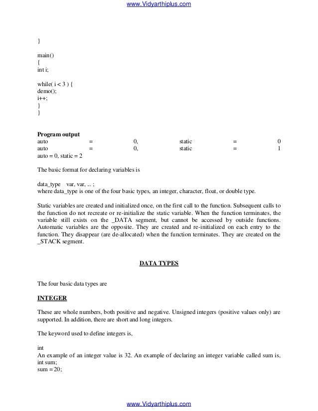 Ge6151 Computer Programming Notes 4006