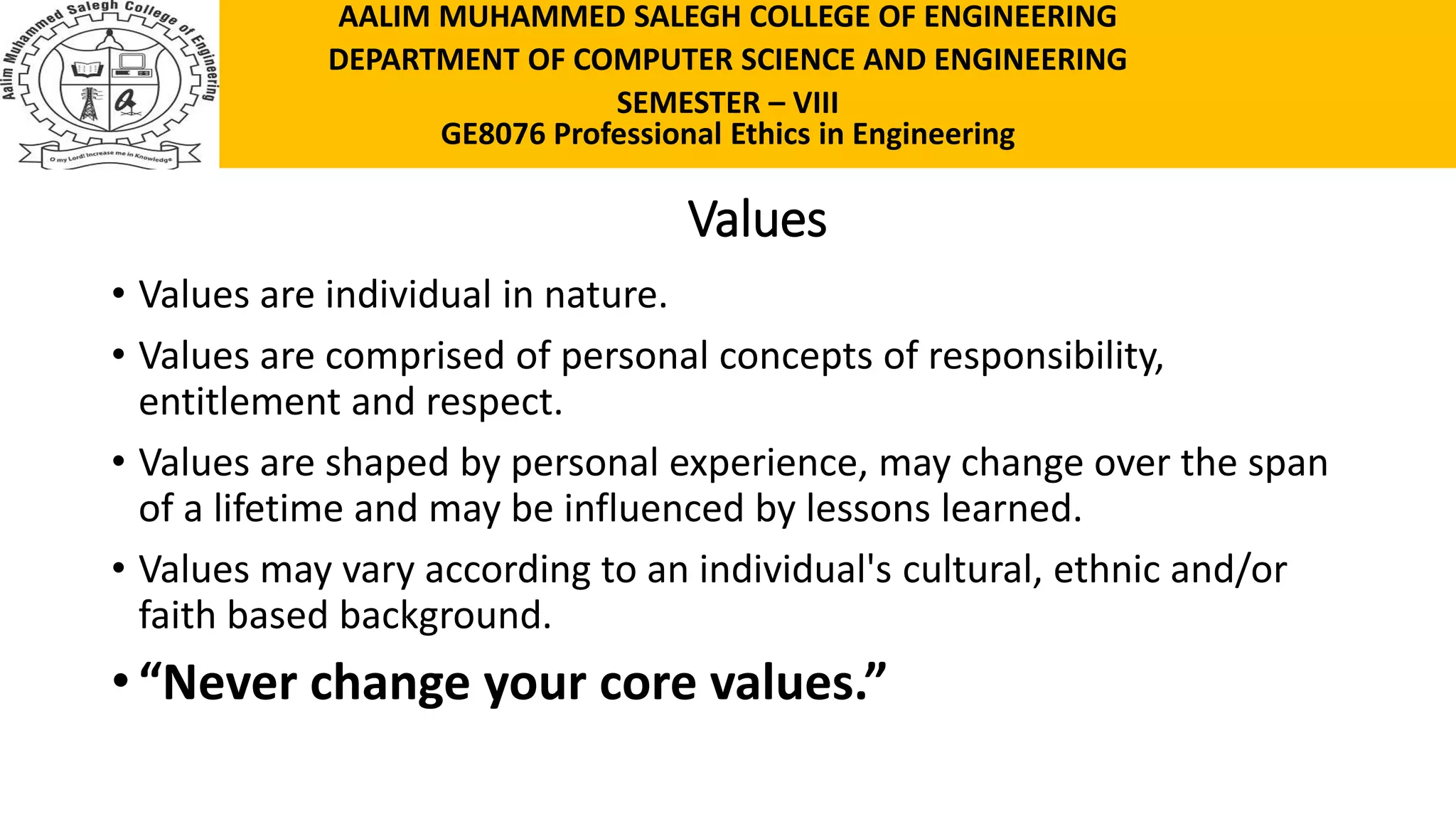 GE8076_PEE_UNIT - I T1 Morals values and Ethics.pptx