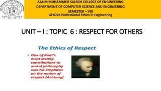 GE8076_PEE_UNIT - I T6 RESPECT FOR OTHERS.pptx