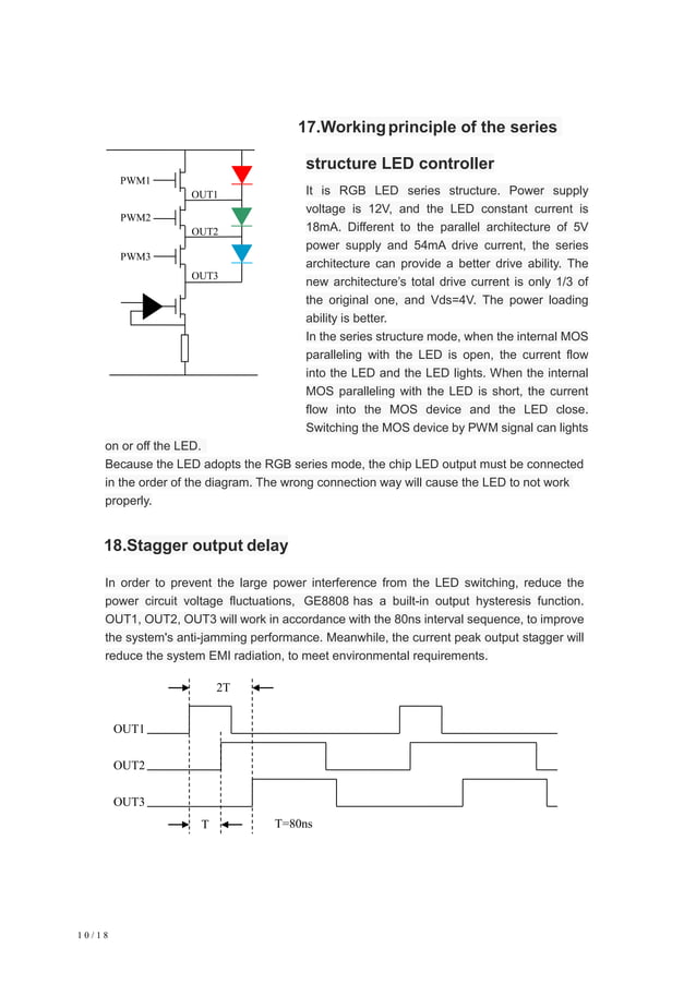 Ge8808 led datasheet | PDF