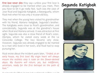 The Flirty Life of Dr. Jose "Pepe" Rizal | PPT