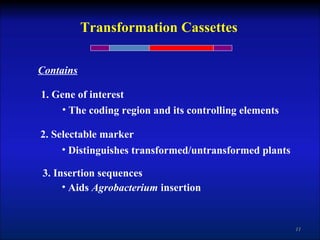 transgenic crops and their regulatory system | PPT