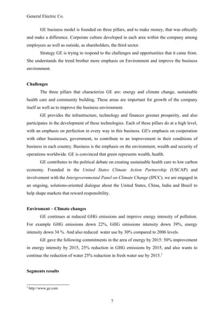 Analysis of General Electric | DOC