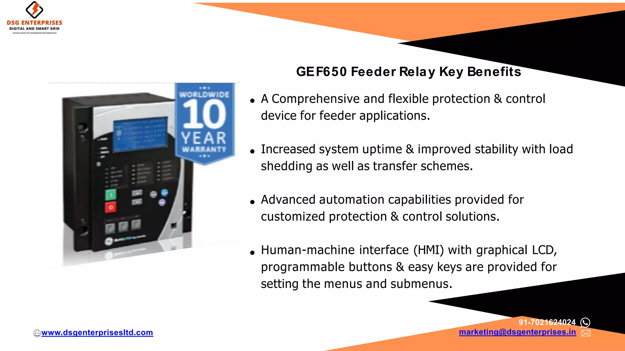 GE Alstom F650 Feeder Protection System.pptx