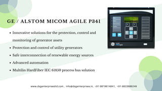Alstom/ GE MiCOM Agile P341 Generator Protection Systems | PDF