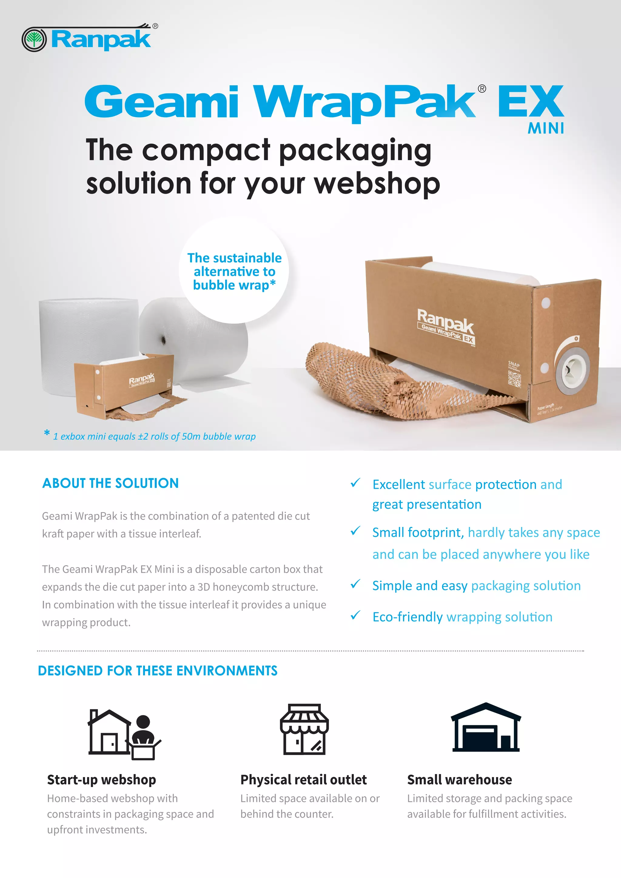 Geami WrapPak Exbox mini sellsheet | PDF