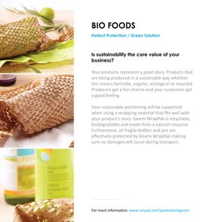 Geami WrapPak industry sheets | PDF