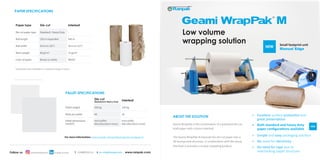 Geami WrapPak Manual Edge brochure | PPT
