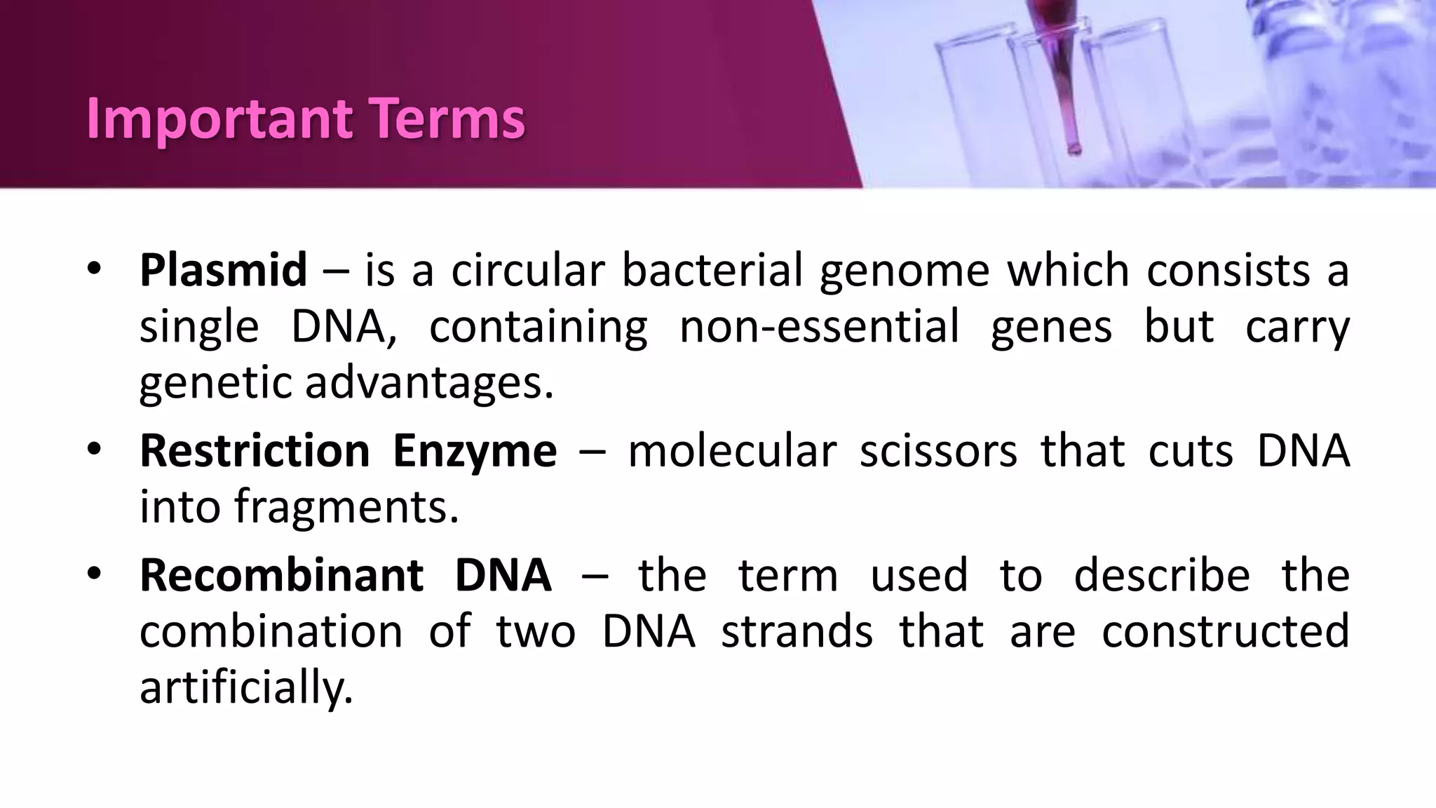 Genetic Engineering and Application | PPTX