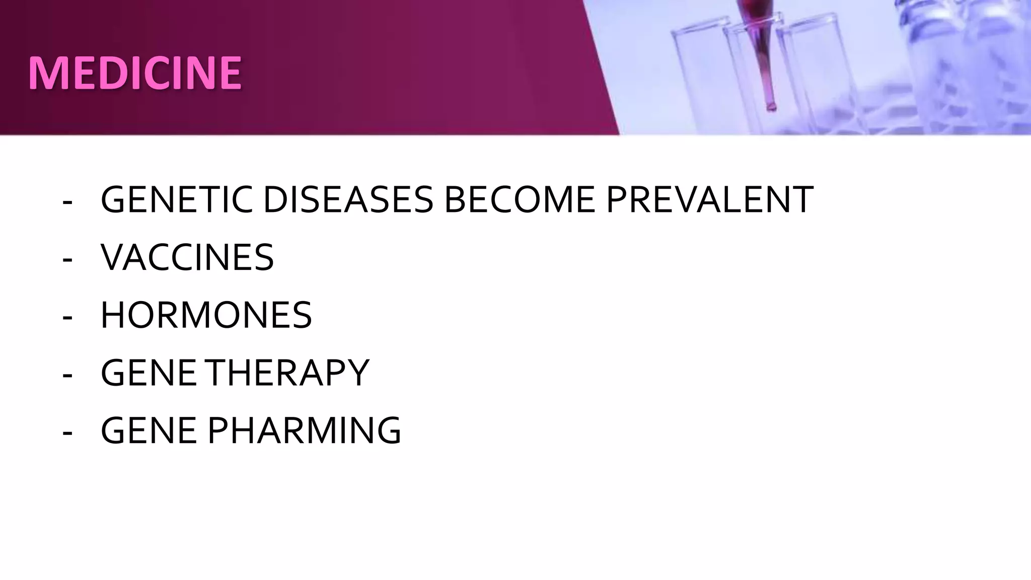 Genetic Engineering and Application | PPTX