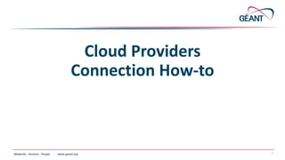 Geant cloud peering-v2 | PPT