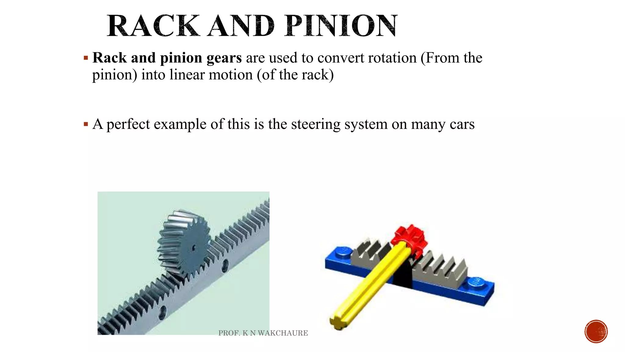 INTRODUCTION OF GEARS AND GEAR KINEMATICS | PPTX