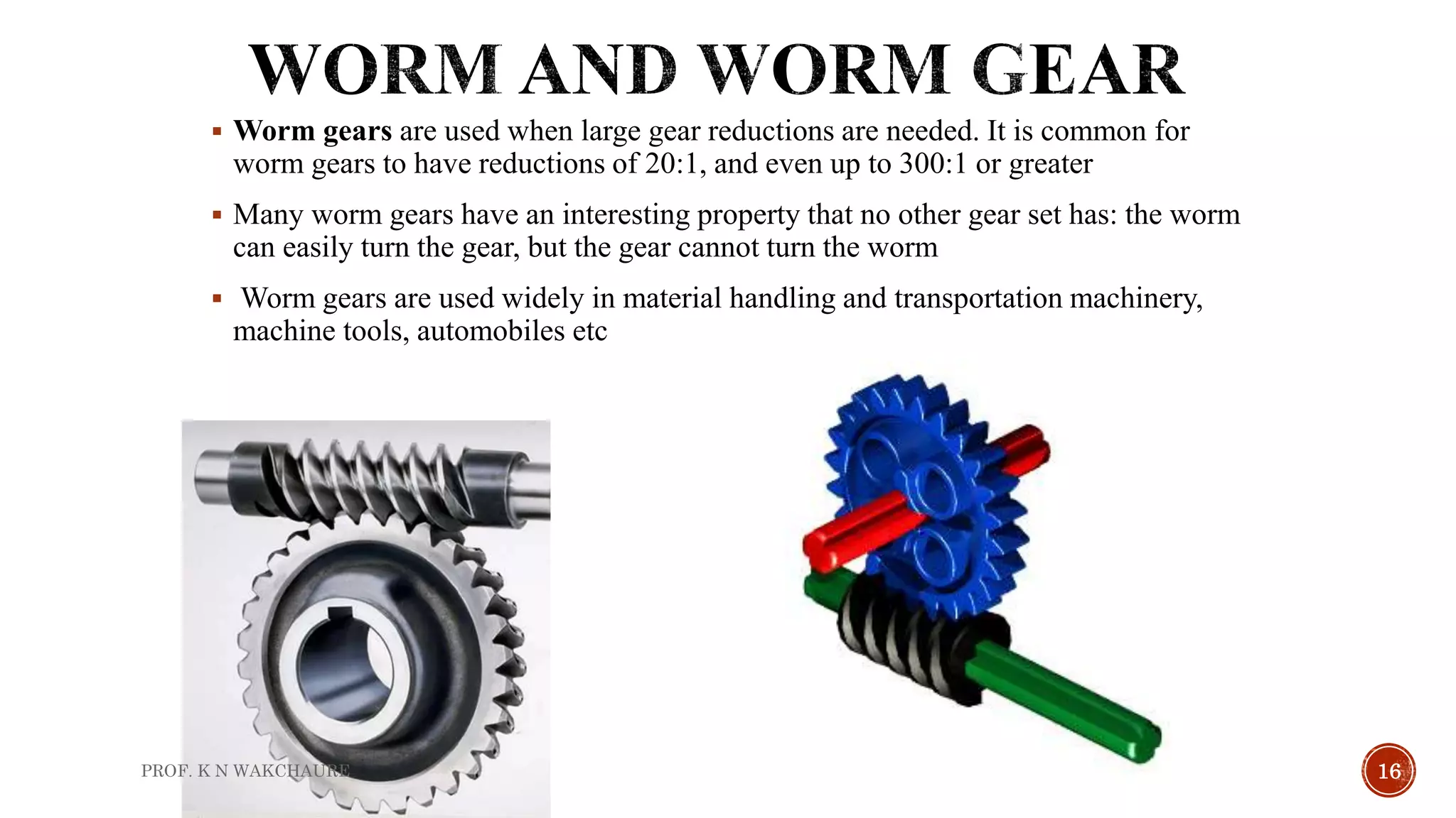 INTRODUCTION OF GEARS AND GEAR KINEMATICS | PPTX
