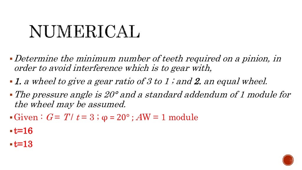 INTRODUCTION OF GEARS AND GEAR KINEMATICS