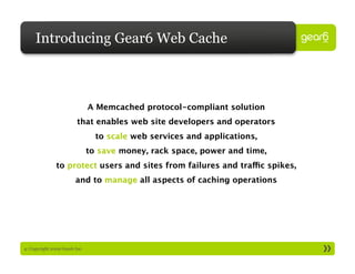 Gear6 Web Cache Overview | PDF