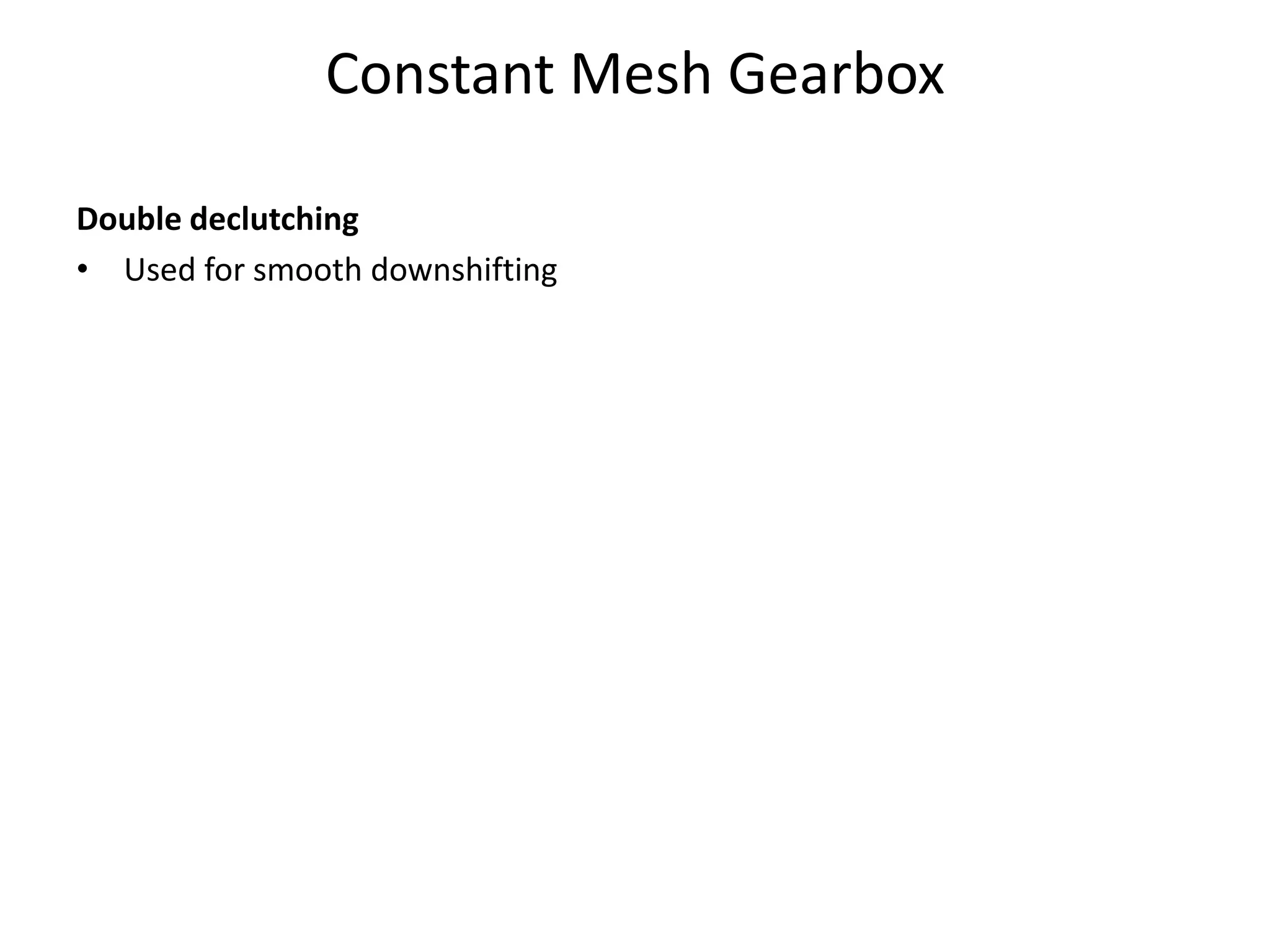 Gearbox in automobile | PDF