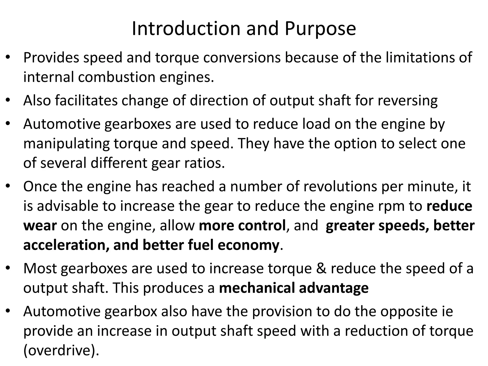 Gearbox in automobile | PDF