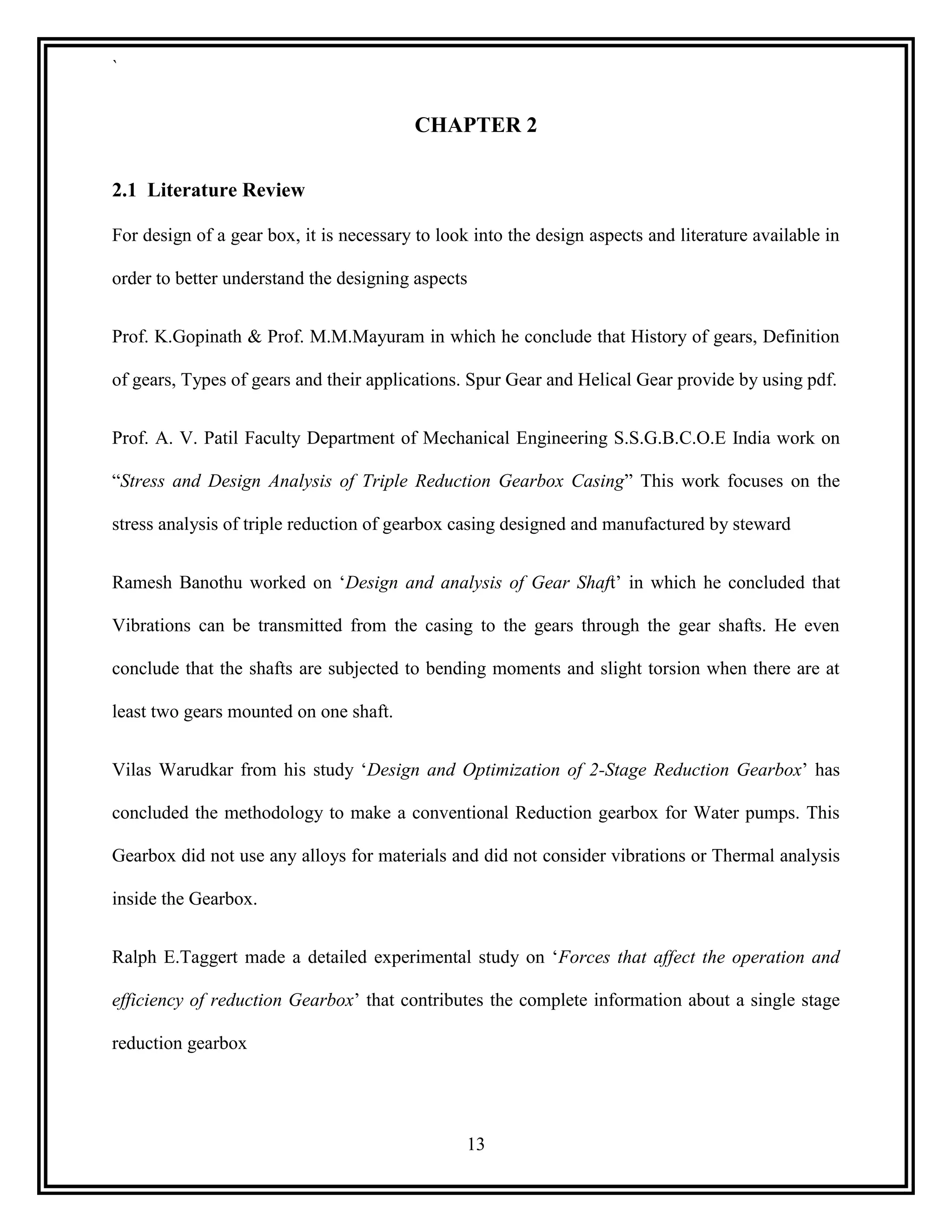 Gear box project | PDF