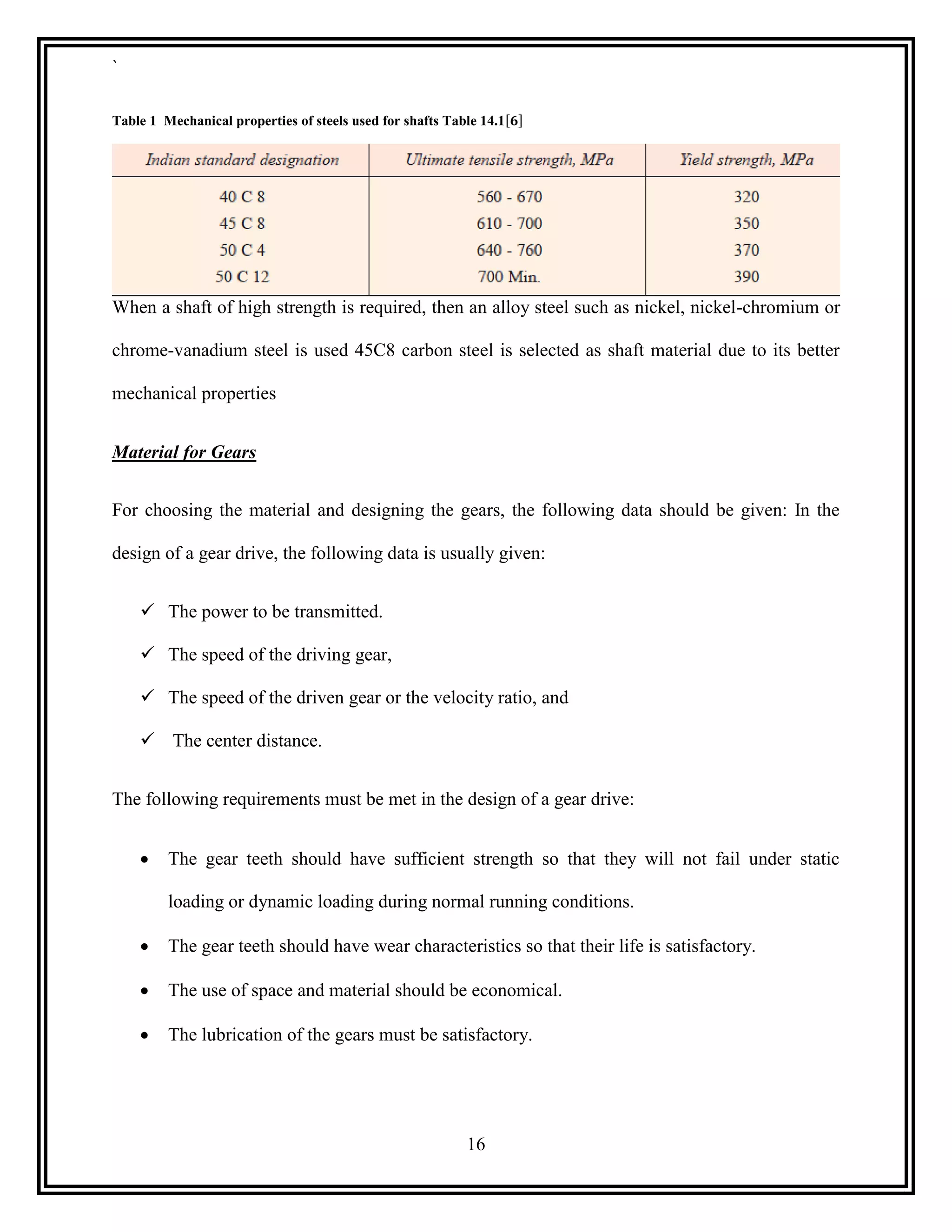 Gear box project | PDF