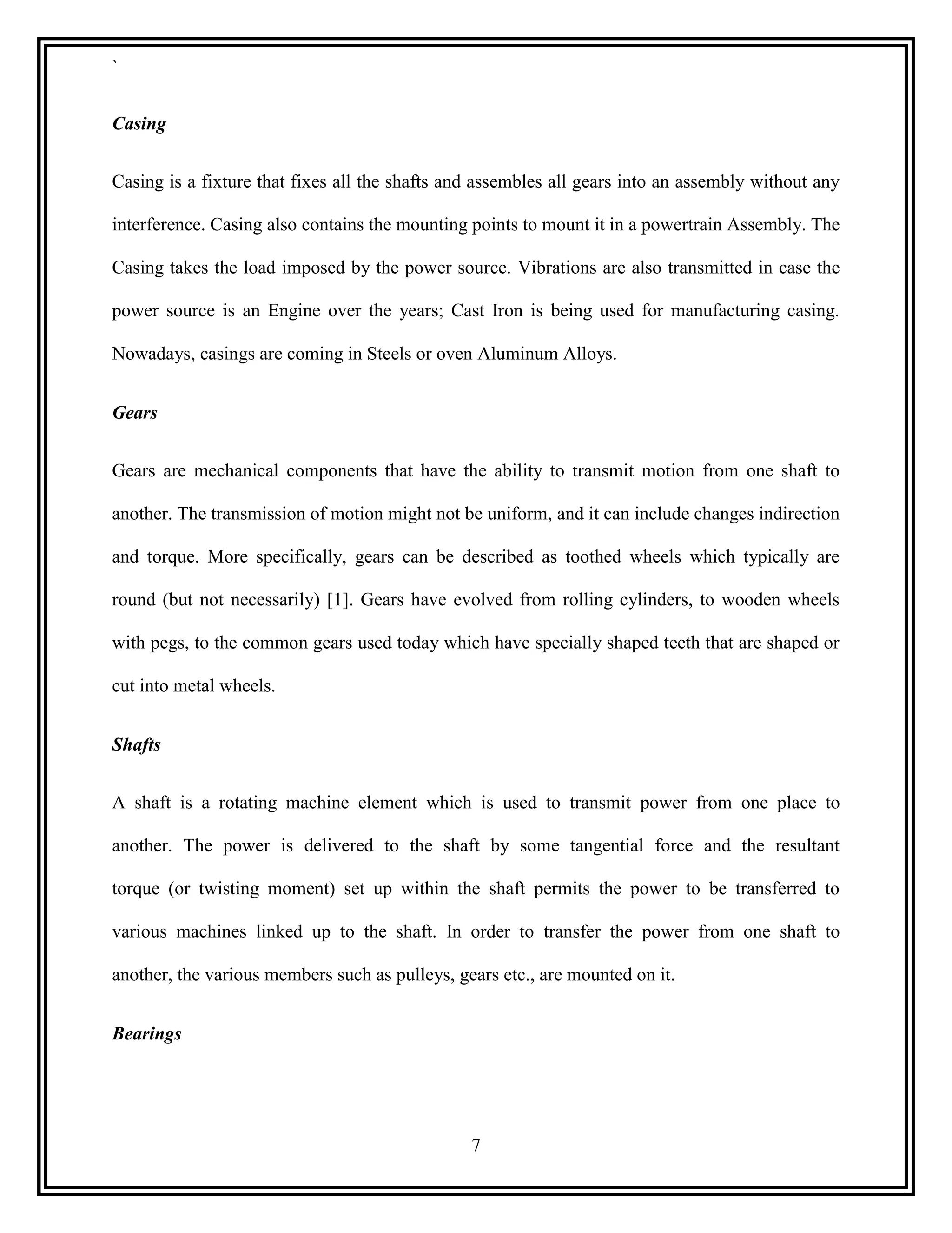 Gear box project | PDF