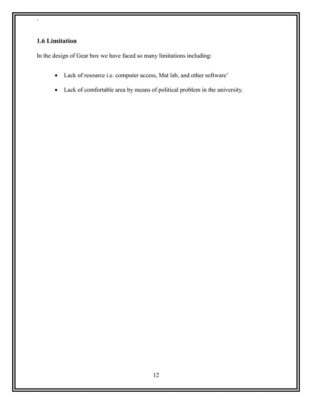 Gear box project | PDF