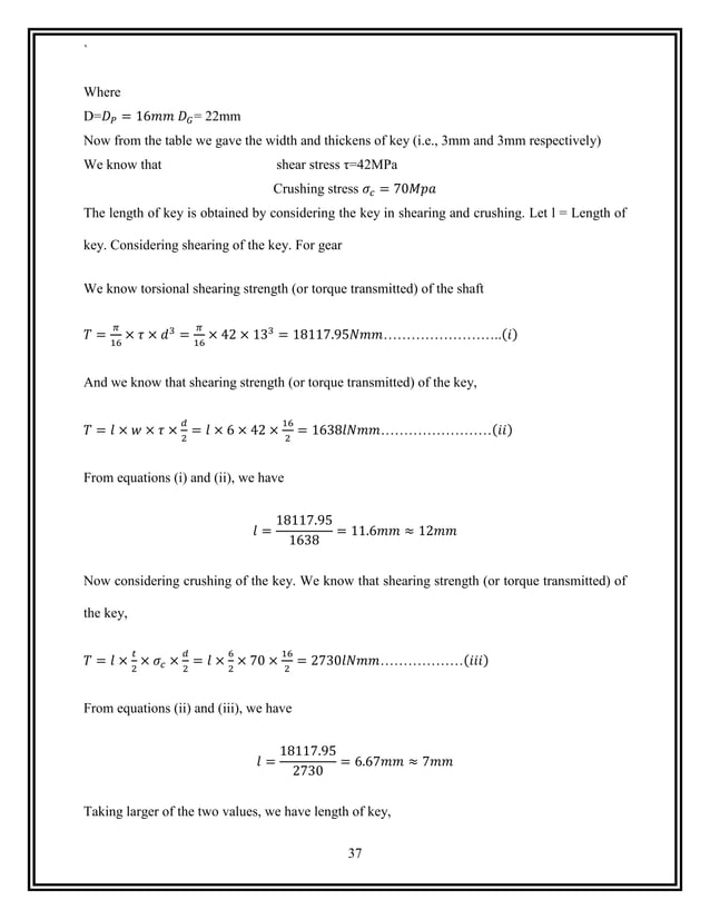 Gear box project | PDF