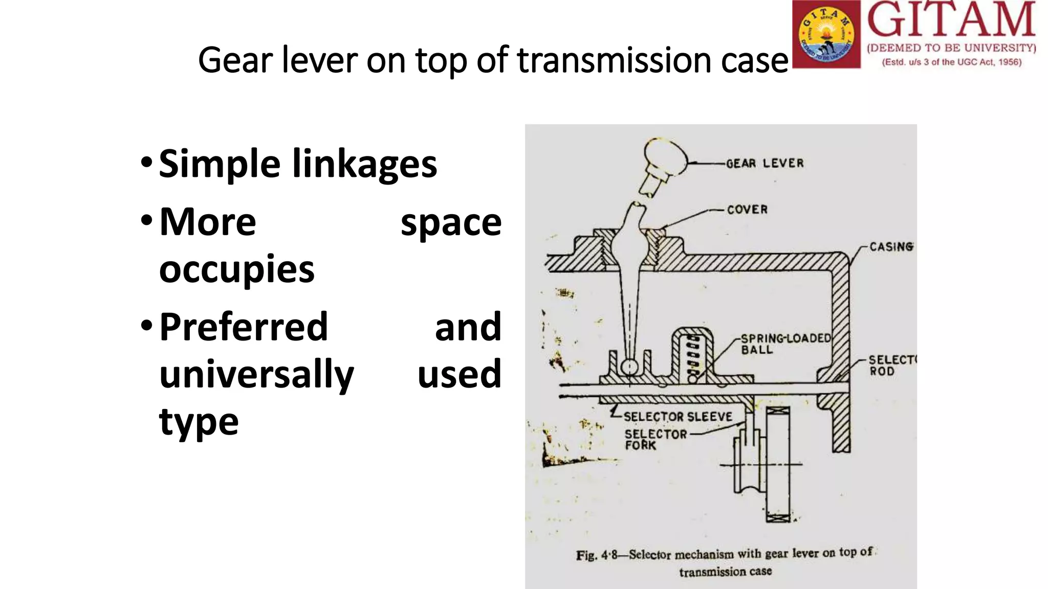 Gear box- transmission system of automobiles | PPTX