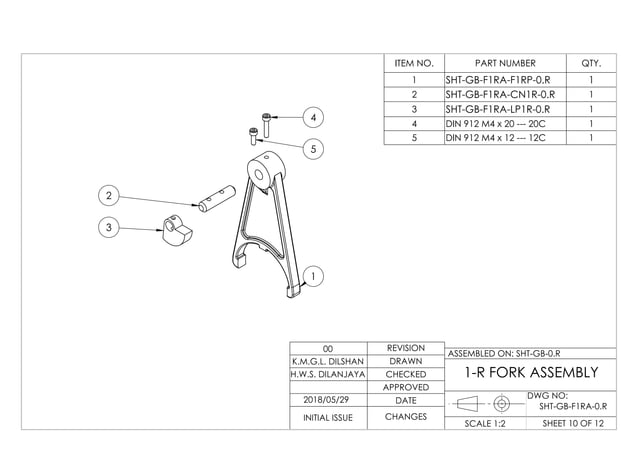 Gearbox assembly and production drawings | PDF