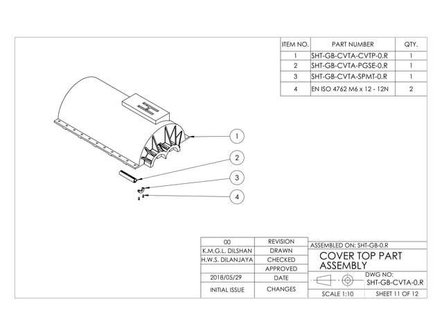 Gearbox assembly and production drawings | PDF