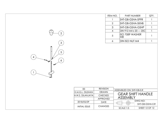 Gearbox assembly and production drawings | PDF