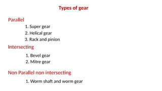 GEAR BOX by Ajay Saini.pptx automobile explain gear bx | PPTX