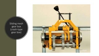 Gear boxes | PPTX
