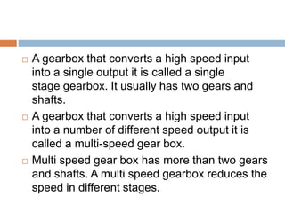 Gear box gg | PPTX