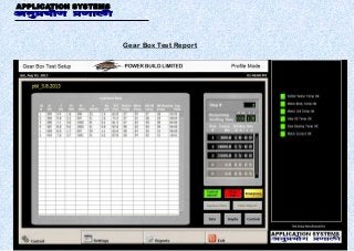 Gear box test Set up | PDF