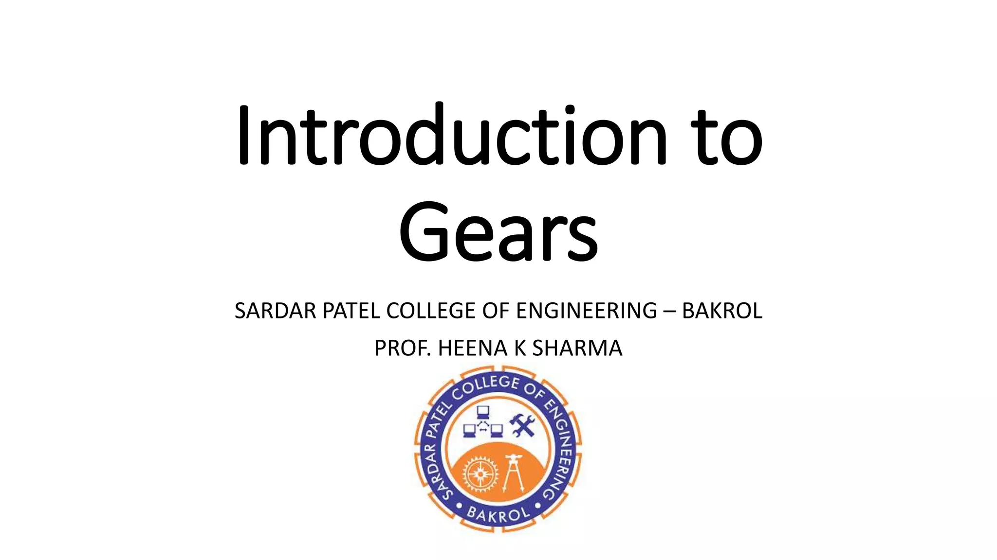 Gear design | PPT