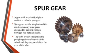 Gear drives and it's types | PPTX | Sports Equipment | Sports